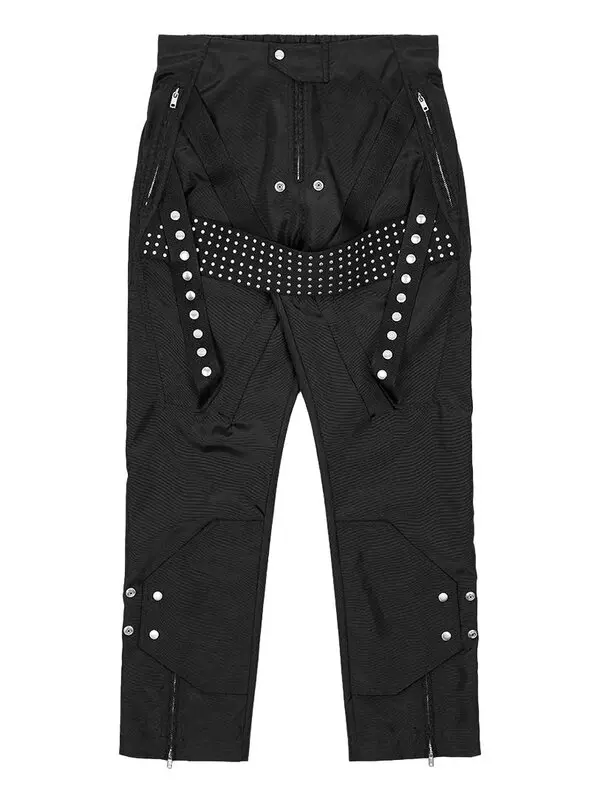 Rick Owens Megastrapped Motopants - Black
