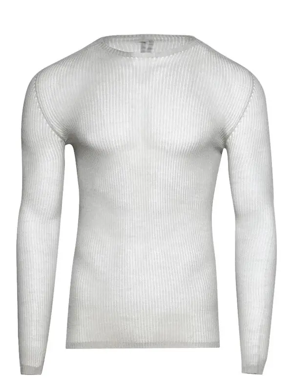 Rick Owens Knit Dennis Top Pearl - Ivory