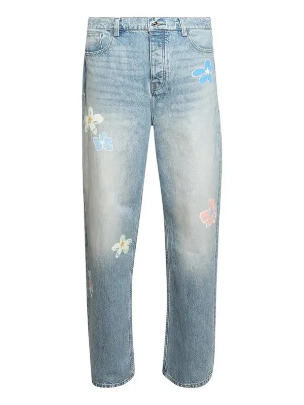 NAHMIAS Super Bloom Baggy Jeans - Light  Blue