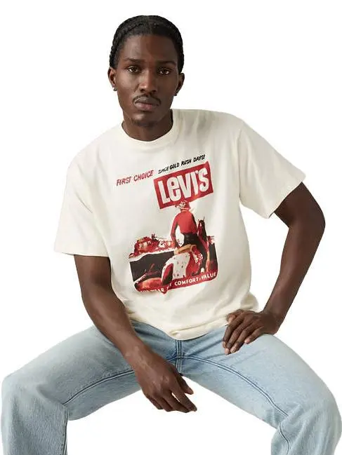 LEVI'S Vintage Fit Graphic T-shirt - First Choice Egret
