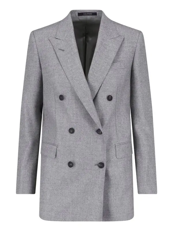 Tagliatore J-jasmine Double-breasted Blazer - Gray