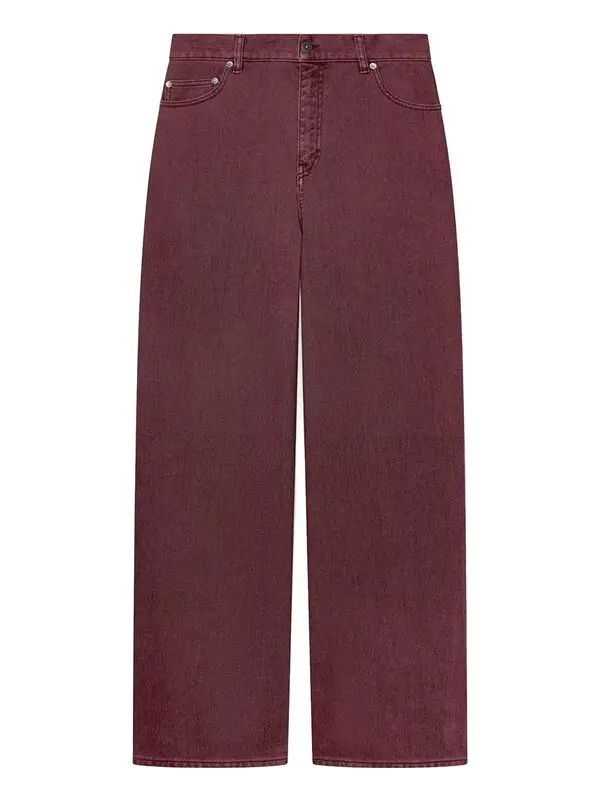 GOLDEN GOOSE Journey Melody Boyfriend Denim - Bordeaux