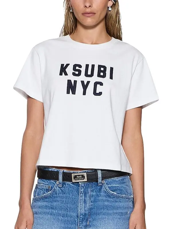 Ksubi Nyc Shrunken Tee - White