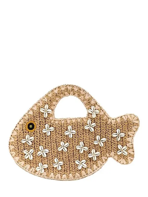 SIMONMILLER Puka Fish Clutch - Natural