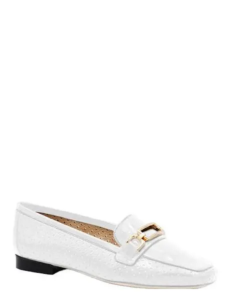 AMALFI BY RANGONI Gabbanella Perforated Loafer - White Soft Paint