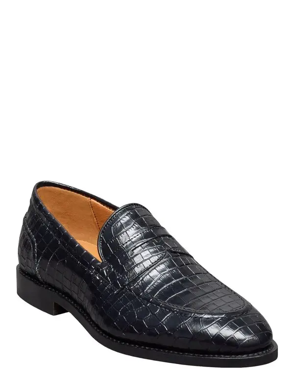 Allen Edmonds Randolph 2.0 Loafer - Black Croco Leather
