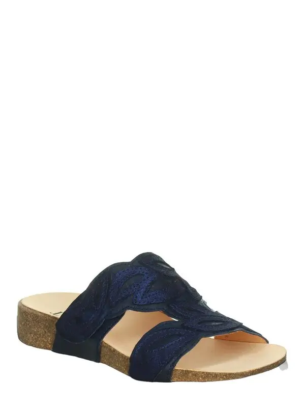 Think! Mizzi Floral Sandal - Indigo/kombi