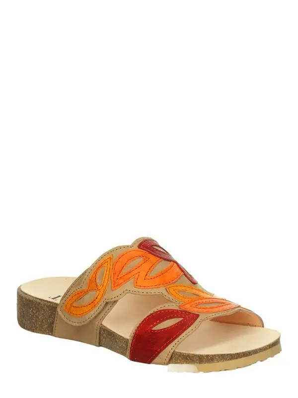 Think! Mizzi Floral Sandal - Linen/kombi