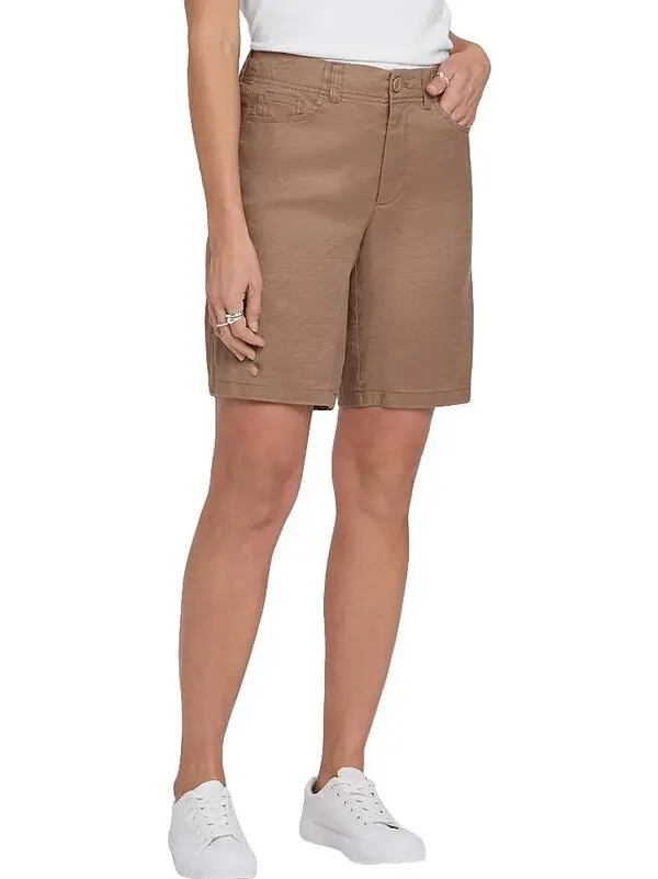 NYDJ Five Pocket Bermuda Shorts - Toasted Coconut