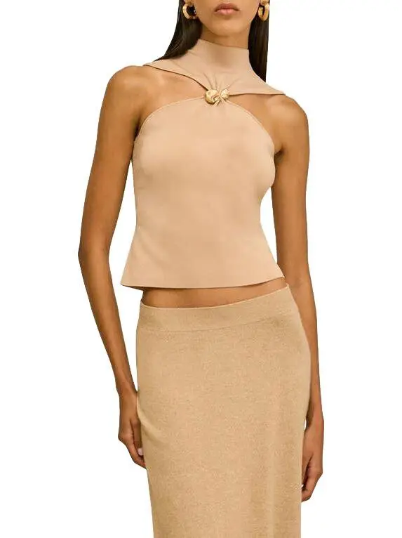 Cult Gaia Katherine Sleeveless Top - Sesame