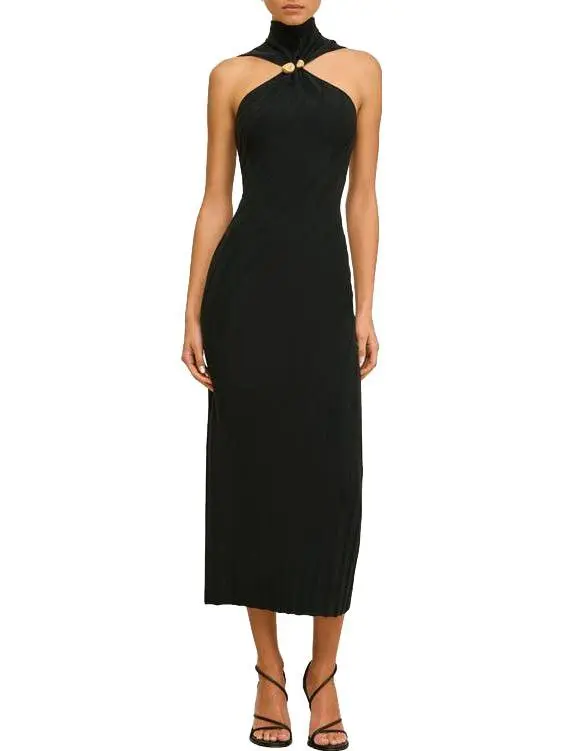 Cult Gaia Jessica Sleeveless Midi Dress - Black