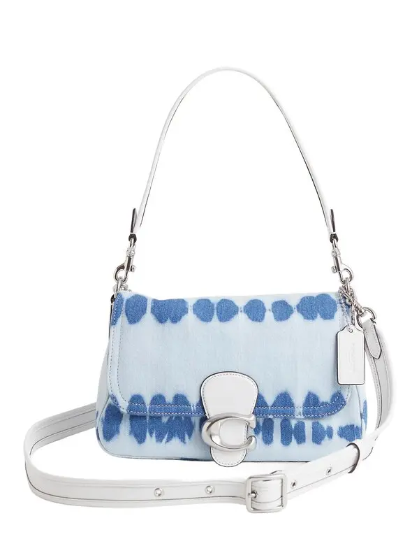 COACH Tie-dye Soft Tabby Shoulder Bag - Silver/denim Multi