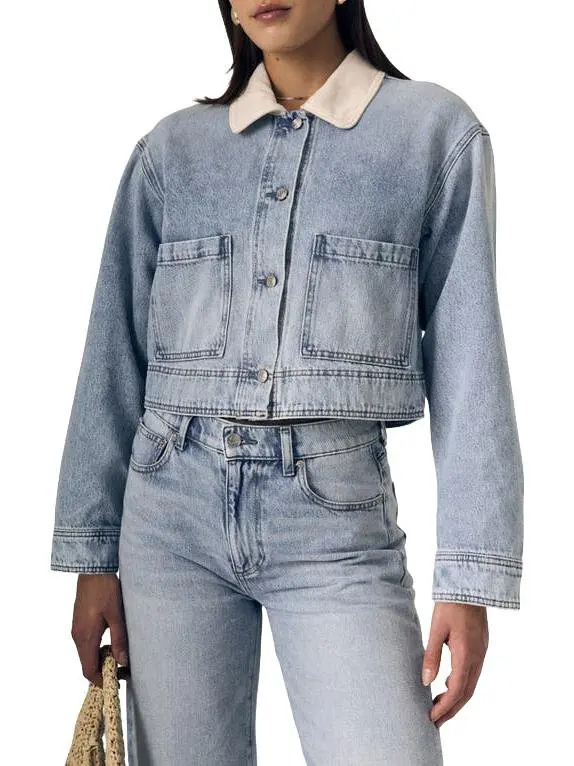 LE JEAN Cora Crop Denim Jacket - Wild And Free