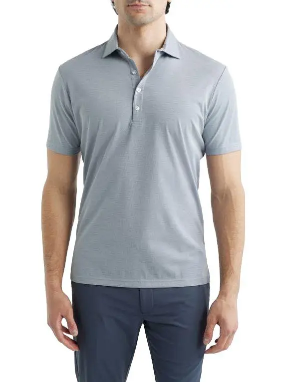 Johnnie-o Elba Top Shelf Cotton Blend Piqué Polo - Midnight
