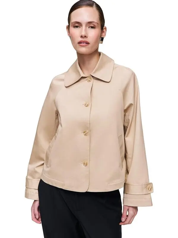 GUIZIO Romeo Trench Coat - Taupe