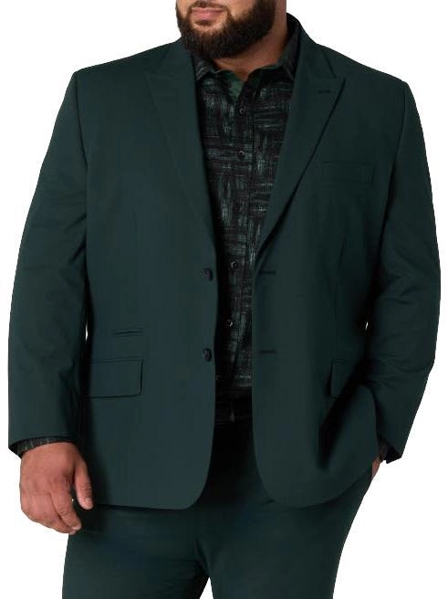 SYNRGY BY DXL Big & Tall Machine Washable Suit Jacket - Green