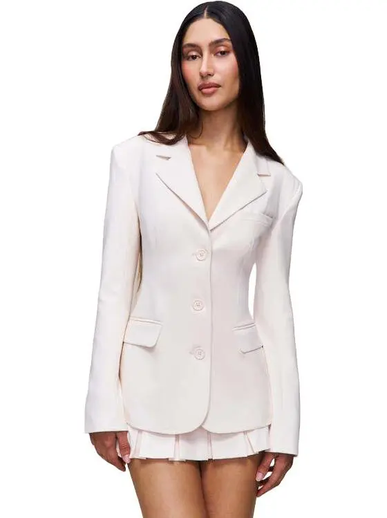 GUIZIO Eden Fitted Blazer - Ivory
