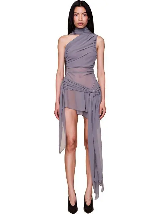 GUIZIO Cyrielle Dress - Gunmetal
