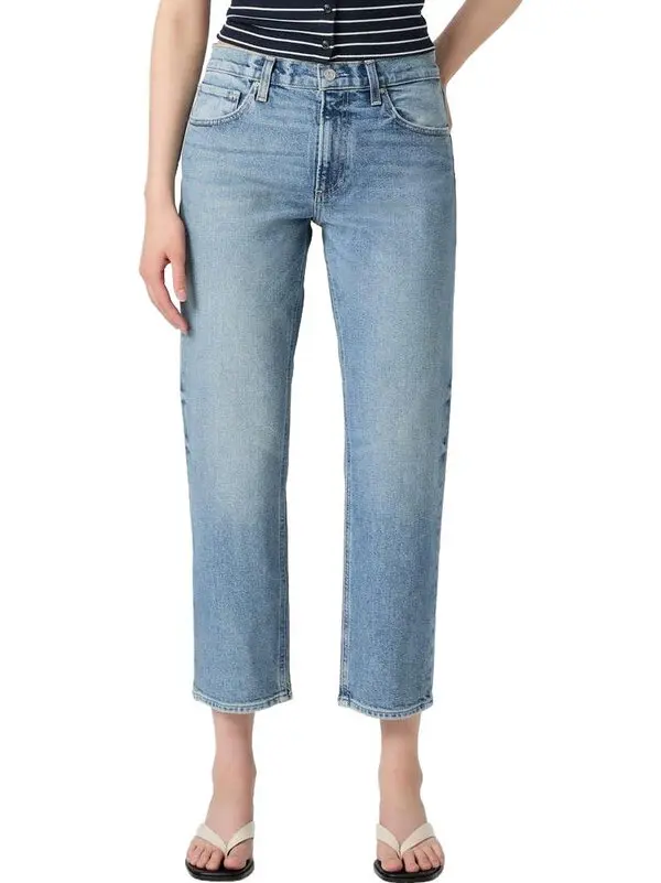 Paige Morgan Mid Rise Ankle Straight Leg Jeans - Costar