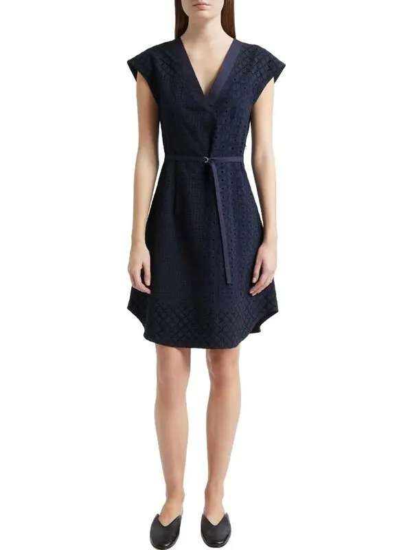 3.1 Phillip Lim Patchwork Broderie Anglaise Dress - Midnight