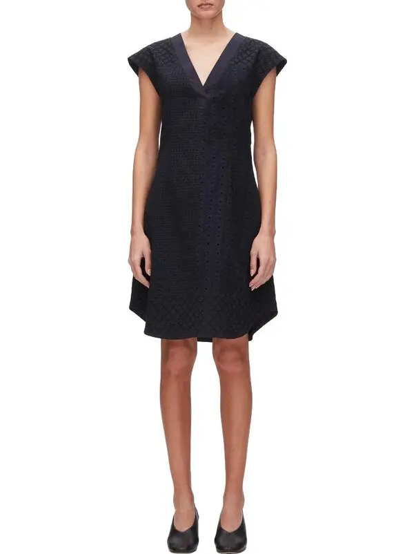3.1 Phillip Lim Patchwork Broderie Anglaise Dress - Midnight