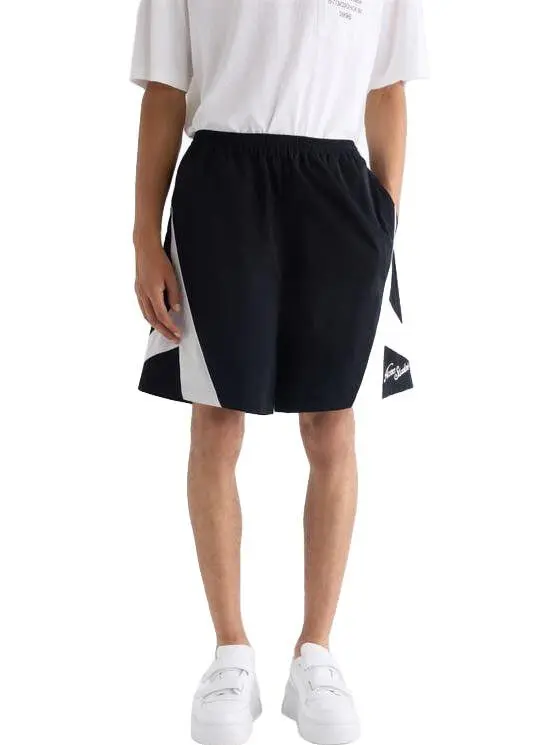 Acne Studios Peachy Wide Leg Shorts - Black