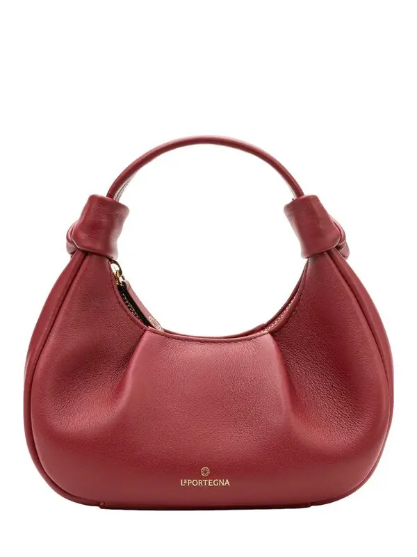 LA PORTEGNA Anita Hobo Bag - Raspberry