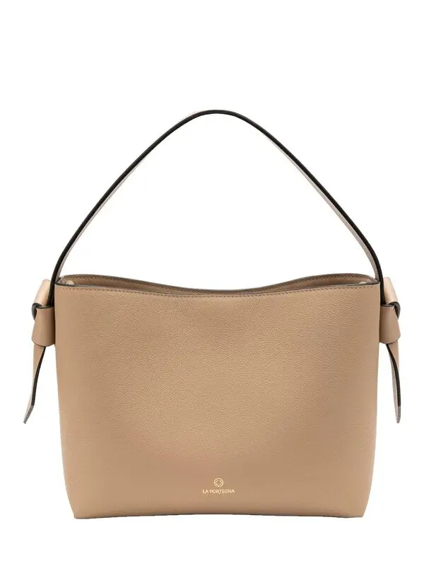 LA PORTEGNA Paulita Crossbody Bag - Taupe