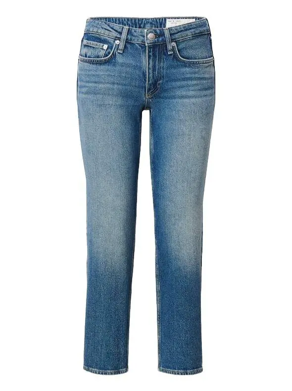 Rag & Bone Harlow Low-rise Ankle Straight-leg Jeans - Easton