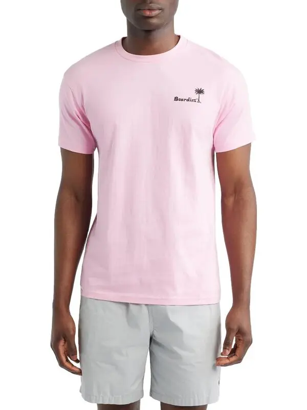 BOARDIES Mount Agung Graphic T-shirt - Pink