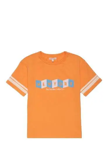 THE SUNDAY COLLECTIVE Organic Weekend Tee - Overtime Orange