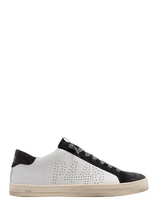 P448 John Leather Sneakers - White Noir