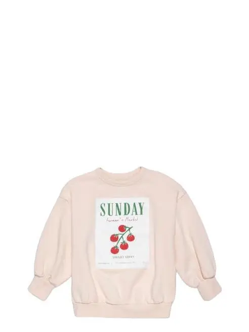 THE SUNDAY COLLECTIVE Organic Weekend Sweatshirt - Peach
