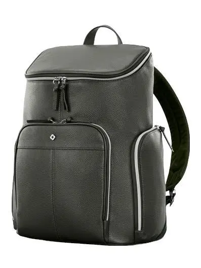 SAMSONITE Mobile Solution 2 Leather Deluxe Backpack - Olive