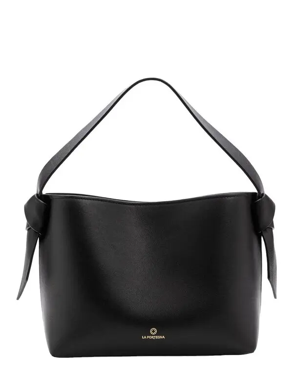 LA PORTEGNA Paulita Crossbody Bag Lightness - Black