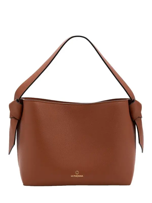 LA PORTEGNA Paulita Crossbody Bag - Brown