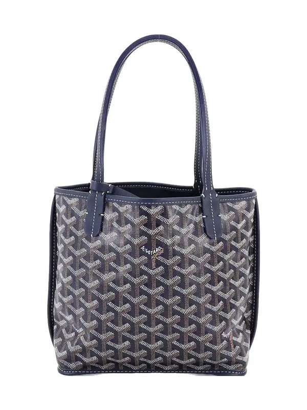 Goyard Anjou Reversible Tote Coated Canvas Mini - Blue