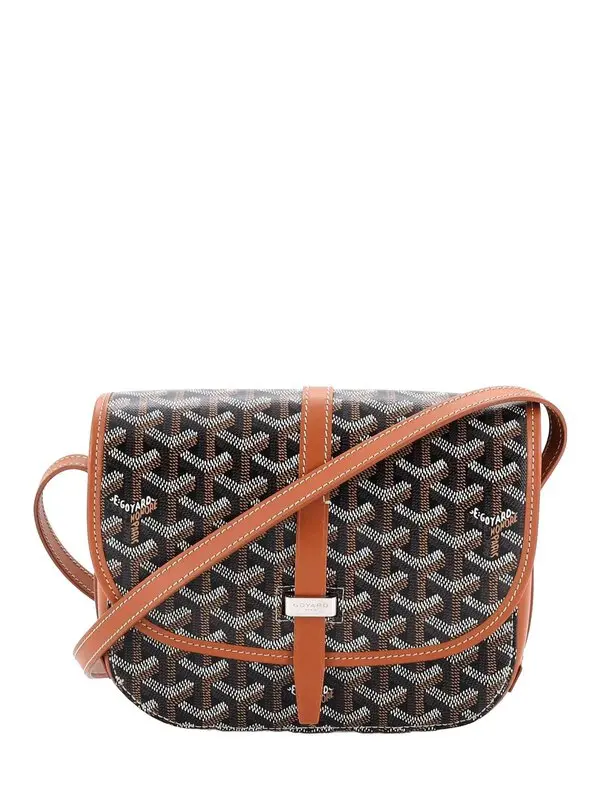 Goyard Belvedere Ii Messenger Bag Coated Canvas Pm - Brown