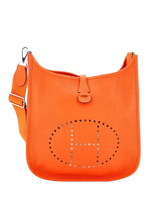 Hermès Evelyne Bag Gen Iii Clemence Pm - Feu