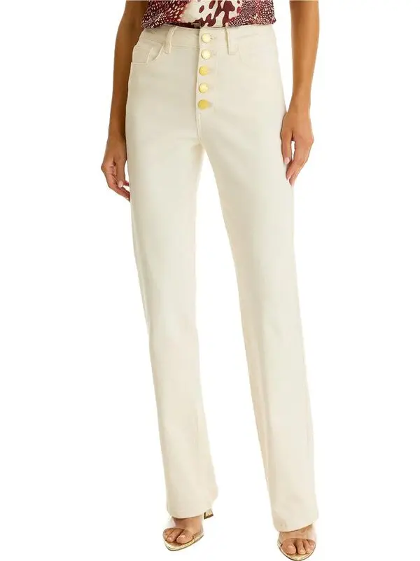 THE NOLI SHOP Aubrey Bootcut Jean - Ivory