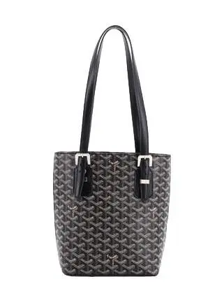 Goyard Marie Galante Bag Coated Canvas Pm - Black