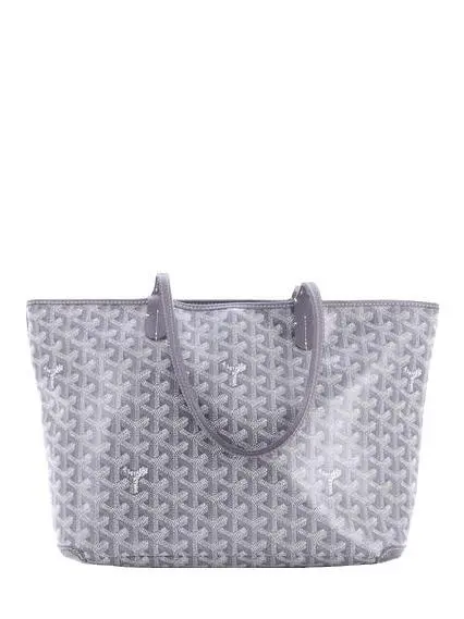 Goyard Artois Tote Coated Canvas Pm - Grey