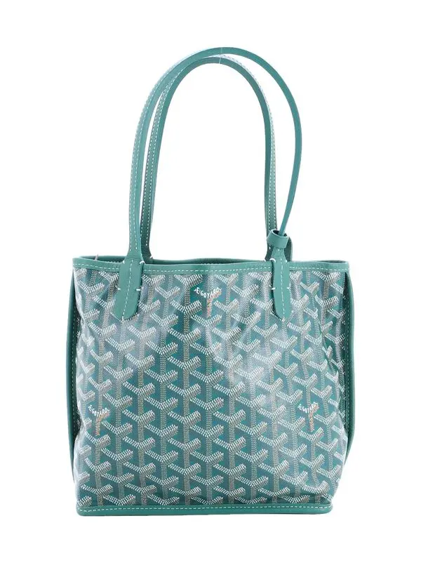 Goyard Anjou Reversible Tote Coated Canvas Mini - Green