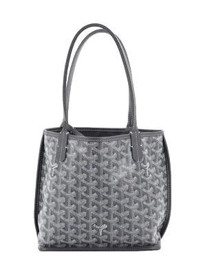 Goyard Anjou Reversible Tote Coated Canvas Mini - Grey