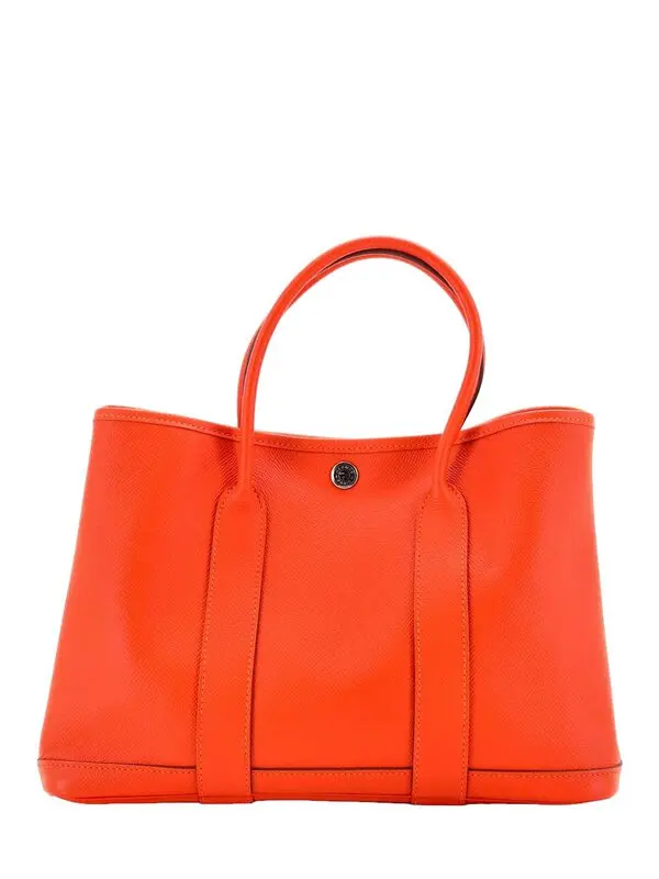 Hermès Garden Party 30 Tote Leather - Feu