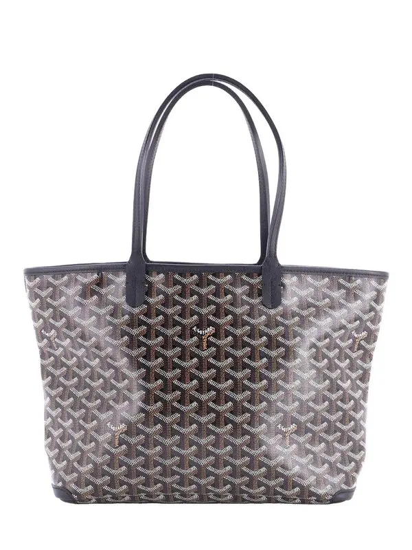Goyard Artois Tote Coated Canvas Pm - Black