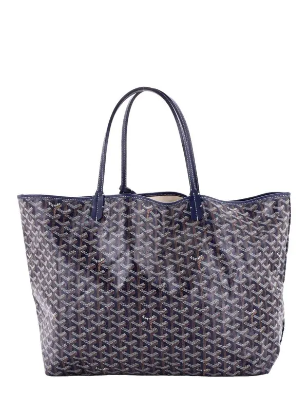 Goyard Saint Louis Gm Tote Coated Canvas - Blue