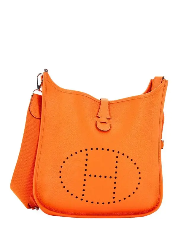 Hermès Evelyne Bag Gen Iii Clemence Pm - Orange H