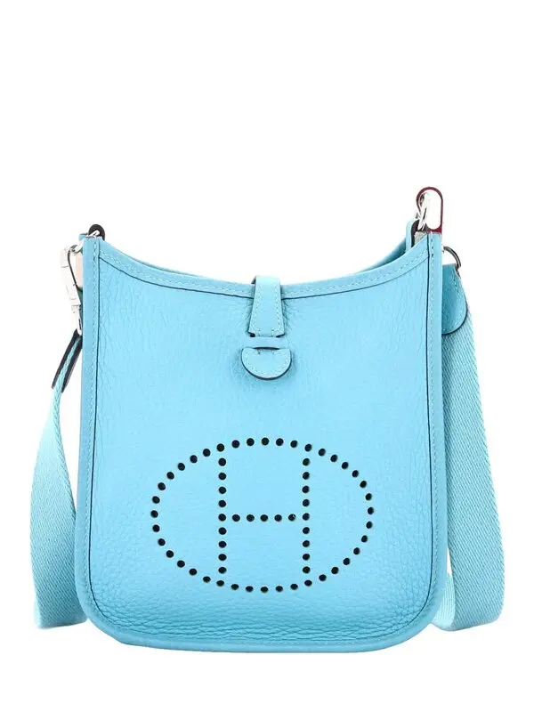 Hermès Evelyne Bag Gen Iii Clemence Tpm - Blue