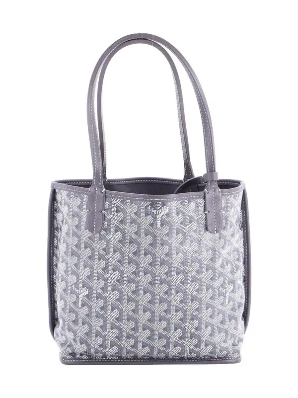 Goyard Anjou Reversible Mini Tote Coated Canvas - Gray